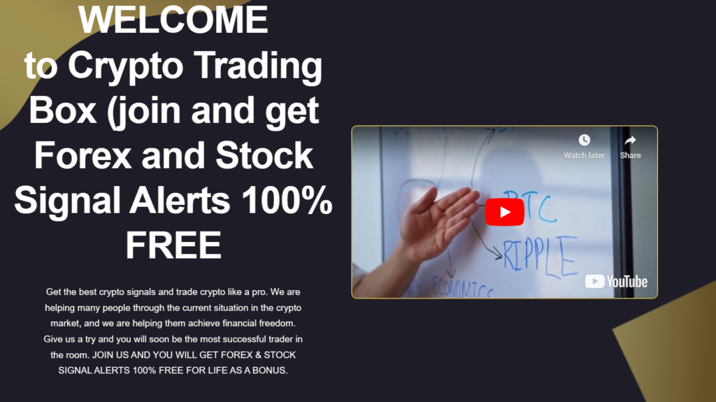 VIP Cryptocurrency Signals with Crypto Trading Box